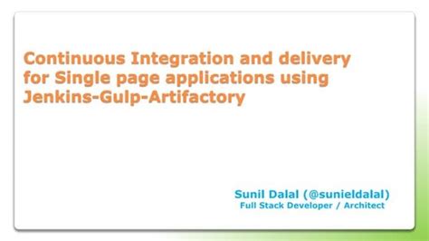 Anatomy Of A Continuous Integration And Delivery Cicd Pipeline Ppt