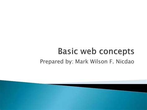 Ppt Basic Web Concepts Powerpoint Presentation Free Download Id2933416