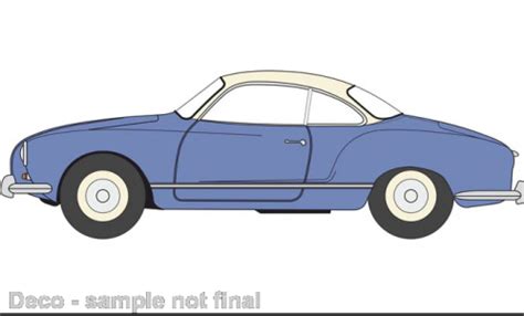 Diecast Model Cars Volkswagen Karmann 176 Oxford Ghia Purplewhite