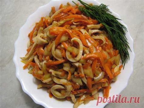 Кальмары по-корейски. Узнал отличный рецепт. Просто и вкусно. Пошагово ...