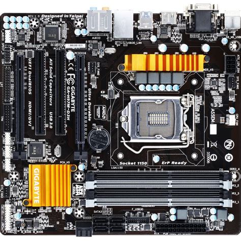 Gigabyte GA H97M D3H Intel H97 So 1150 Dual Channel DDR3 MATX Retail