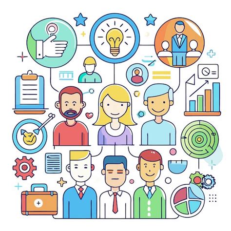 Teamwork Innovation Leading With Ideas And Achieving Goals Together