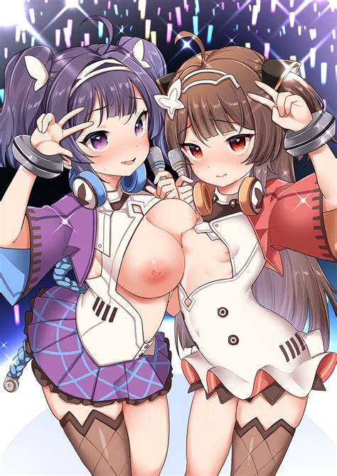 Ping Hai Ning Hai Ning Hai And Ping Hai Azur Lane Drawn By Mojarin