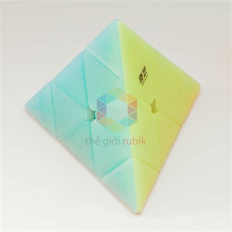 Qiyi Qiming Pyraminx Jelly Thế Giới Rubik