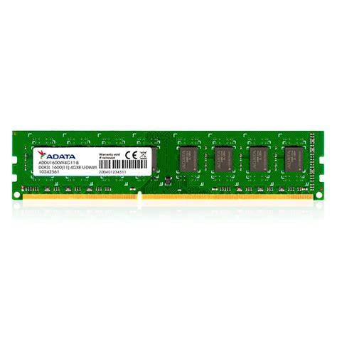 Adata 2gb Ddr3 1600mhz Ram Memory Green Techinn