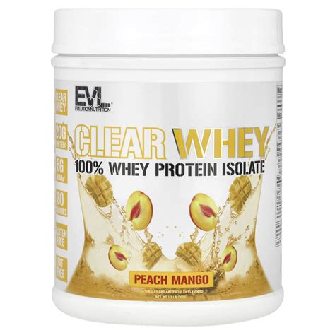 Отзывы Clear Whey, 100% изолят сывороточного протеина, персик и манго ...