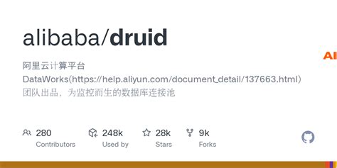 Druid Druid Spring Boot Starter README EN Md At Master Alibaba Druid