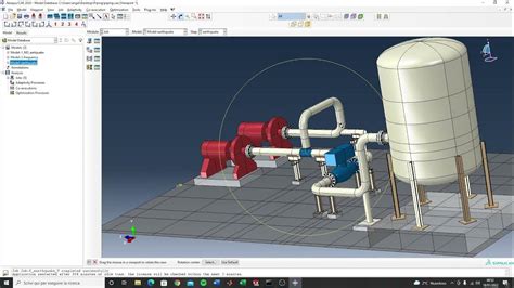 Abaqus Cae Earthquake Analysis Of Piping System Youtube