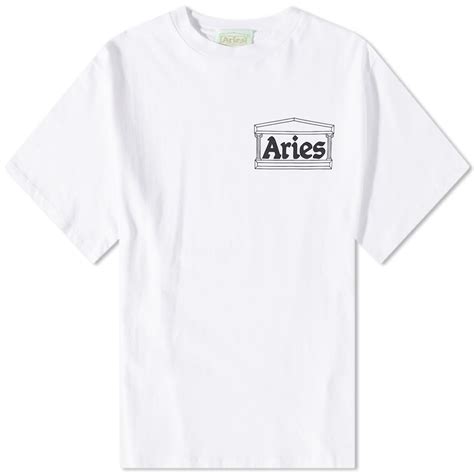 Aries Temple T Shirt White End Kr