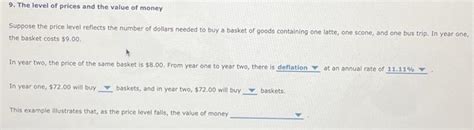 Solved Suppose The Price Level Reflects The Number Of