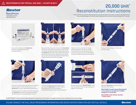 Recothrom Preparation Guide Baxter Healthcare
