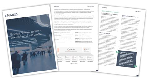5g Network Testing A Complete Guide Infovista