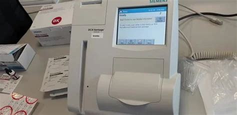 Siemens Dca Vantage Hba1c Analyzer With Ngspifcc Cap And Clia