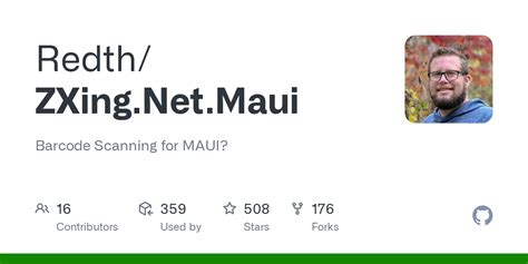 github redth zxing maui barcode scanning for maui