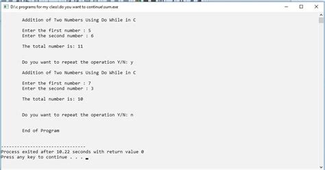 Free Programming Source Codes And Computer Programming Tutorials Addition Of Two Numbers Using