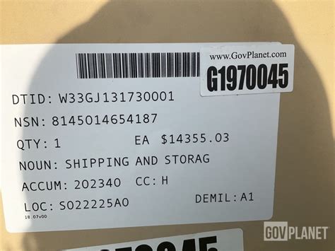 surplus aar mobility systems isu 90 storage container in lake butler