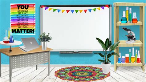 Bitmoji Classroom Editable Floral Theme