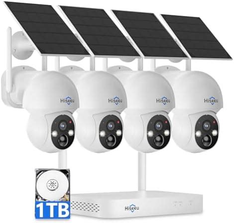 Amazon CAMCAMP Solar Security Cameras Wireless Outdoor With 10