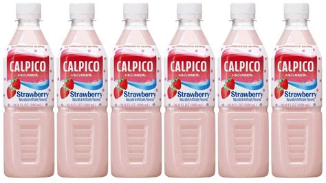 Calpico Strawberry Non Carbonated Drink Japanese Beverage Contains