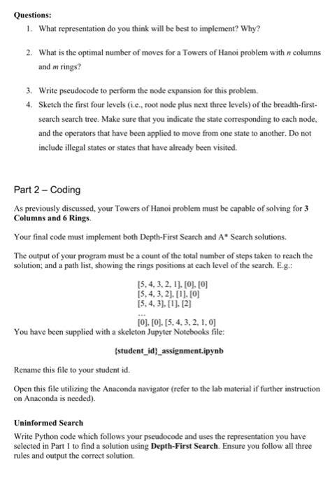 Solved For This Assignment We Will Consider A Towers Of