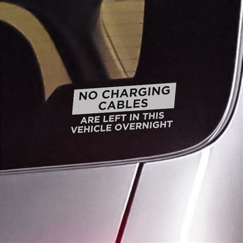 Electric Vehicle Window Sticker Etsy