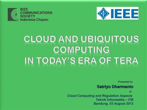 Ieee Cloud Computing Itb Ppt