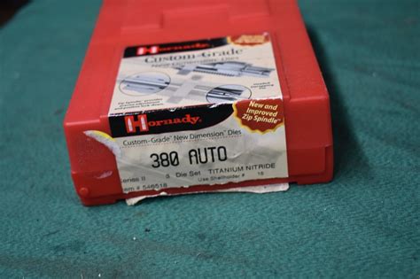 Hornady 380 Auto 380 Custom Grade Reloading 3 Die Set 546518