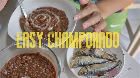 Easy Champorado Recipe Chocolate Rice Porridge YouTube