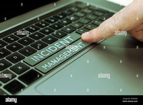 Handwriting Text Incident Management Business Showcase Process To
