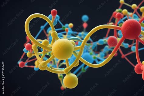 Molecule Of Serotonin A 3d Model Of The Neurotransmitter Serotonin