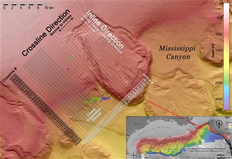 3d Seismic Survey Area With Inline White And Crossline Black Download Scientific Diagram
