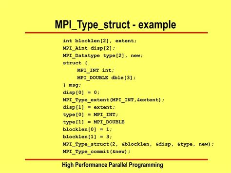 Ppt High Performance Parallel Programming Powerpoint Presentation