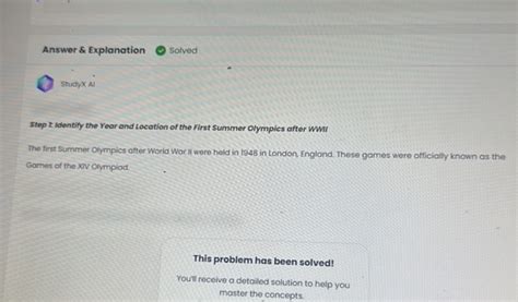Answer Explanation Solved Studyx Ai Step E Studyx
