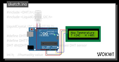 13 Nurul Xii Sija Bsensor Suhu Dan Kelembaban Udara Wokwi Esp32