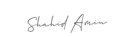 95 Shahid Amin Name Signature Style Ideas Exclusive Electronic Sign