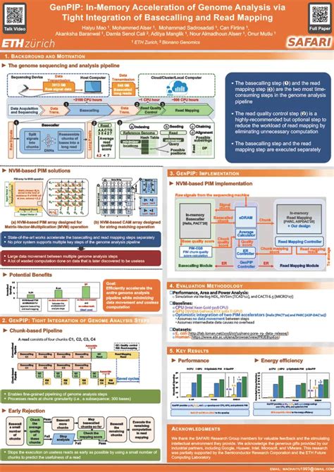 Genpip In Memory Acceleration Of Genome Analysis Via Tight Integration