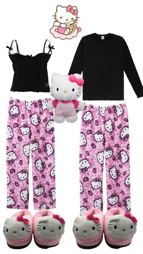 Couple Hello Kitty Matching Pj Outfit ♡ In 2024 Matching Couple