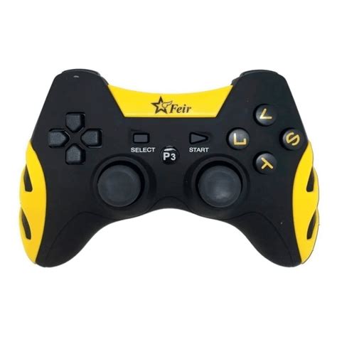Controle Sem Fio Pc Tv Box Ps Ps Amarelo KaBuM