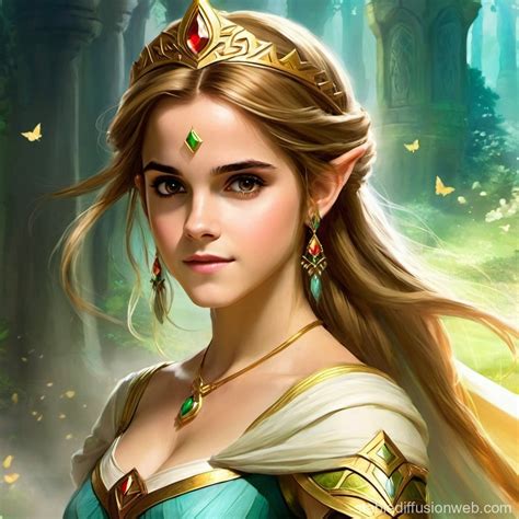 Emma Watson As Zelda From Twilight Princess Stable Diffusion Online