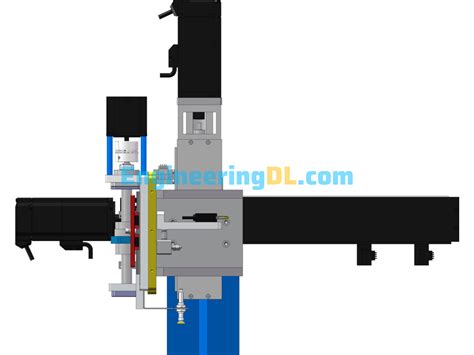 Variable Pitch Pick Up Robot XY Chip Arrangement Mechanism SolidWorks