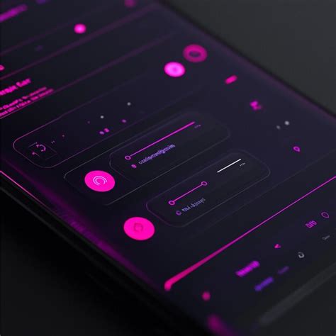 navigation bar design with dropdown menus and icons premium ai