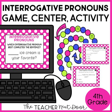 Interrogative Pronouns Chart