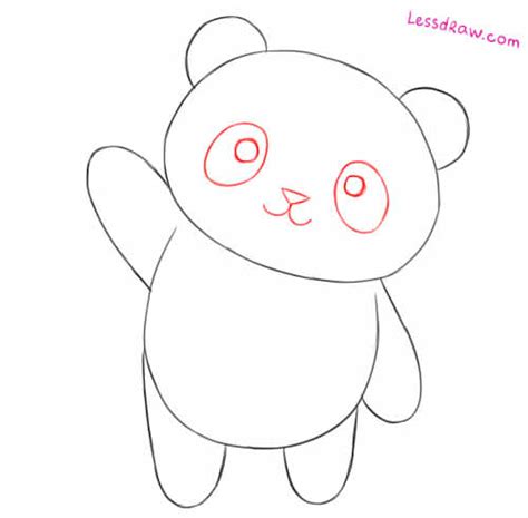 Как нарисовать панду | Lessdraw