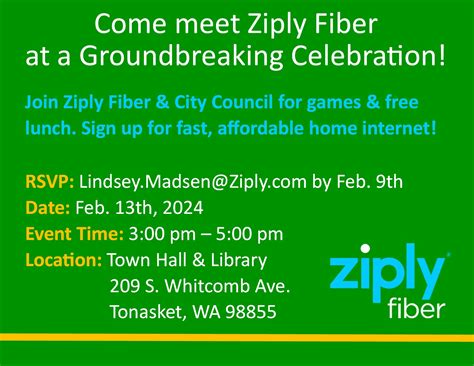 Ziply Fiber Groundbreaking Celebration Tonasket Wa