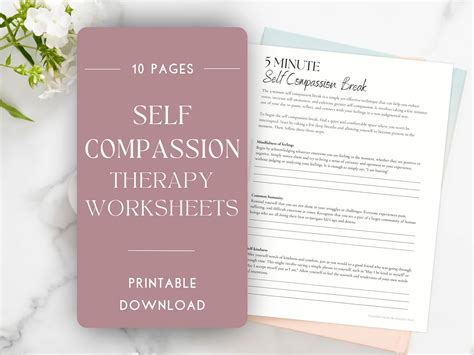 Self Compassion Worksheets
