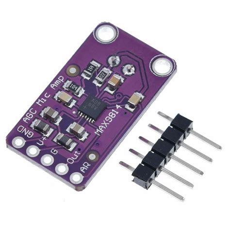 max9814 microphone amplifier module with microphone automatic gain