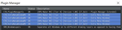 Rmmv Extra Menu Window By Ctbolt