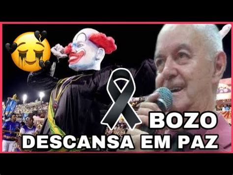 LUTO MORRE BOZO O PALHAÇO MAIS FAMOSO DO BRASIL bozo wanderleybozo