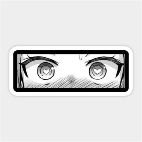 Anime Eyes Manga Anime Eyes Manga Cute Kawaii Sticker Teepublic