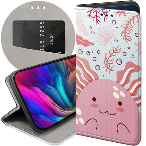 Etui Z Klapk Do Xiaomi Redmi Note Note Wzory Axolotl Aksolotl Xiaomi Sklep Empik Com